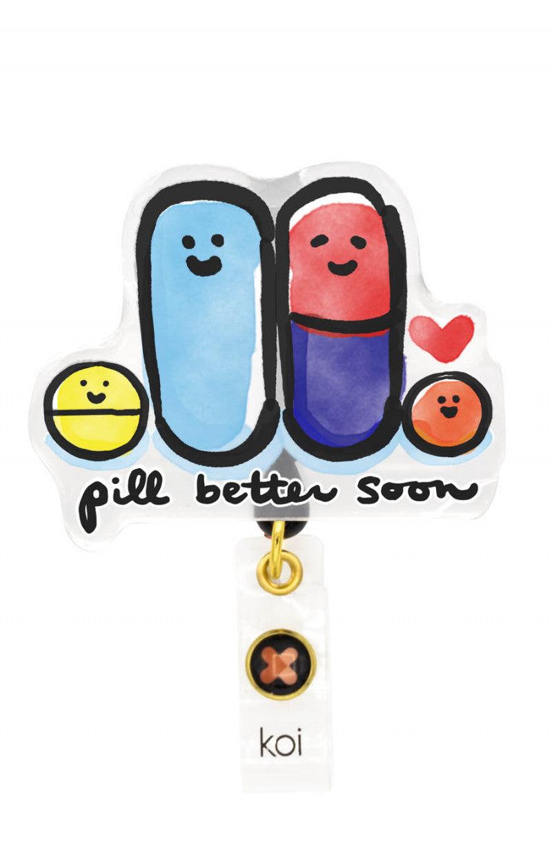 Pill Better Soon koi x Bright Spot Design Badge Reel – Lasalle Uniform