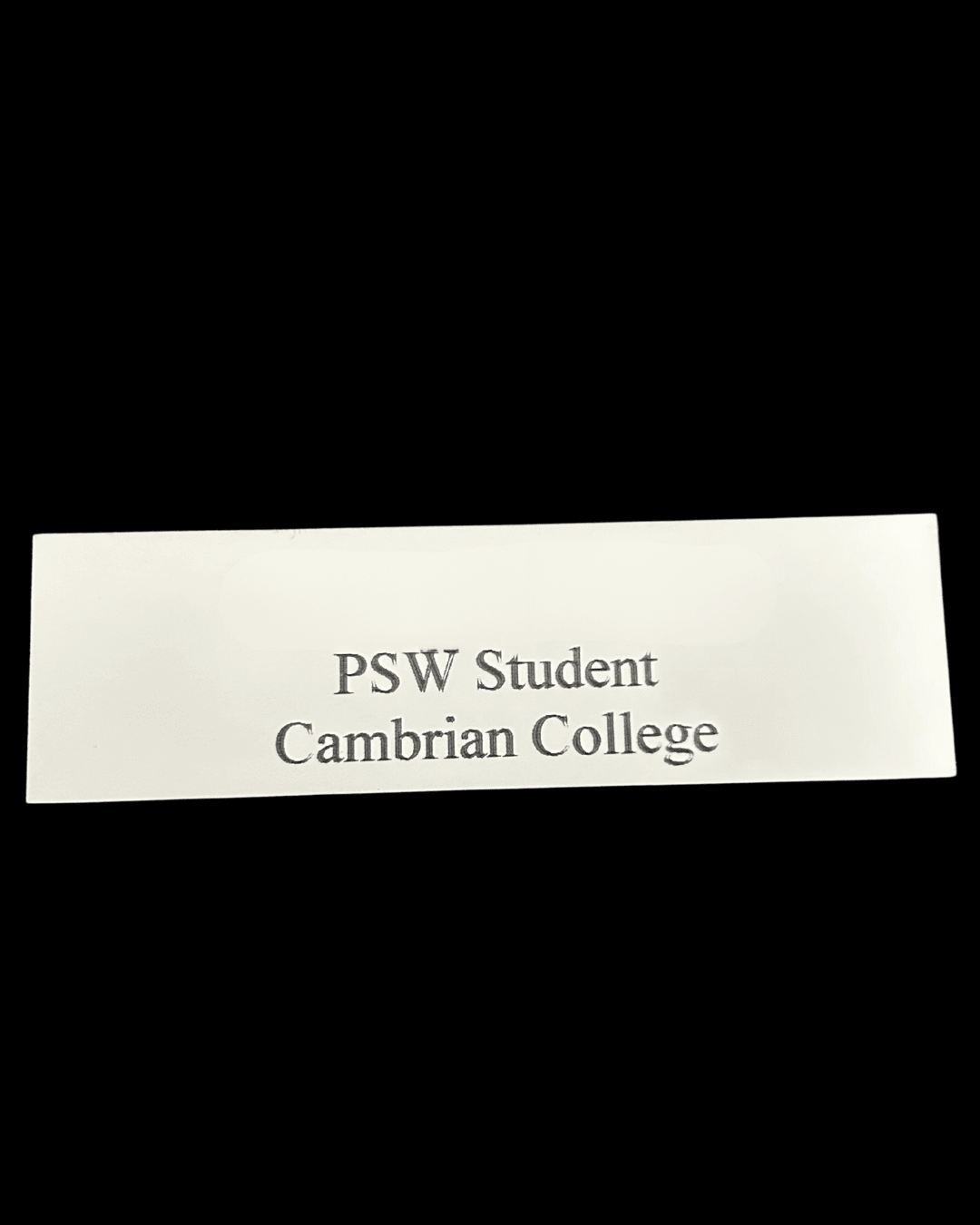 Cambrian College PSW Name Tag – Lasalle Uniform